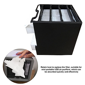 Air Cooler Filters, Mini Air Cooler Filter Replacement, Removable Filter for Air Personal Space Cooler, Portable Arctic Humidifier Filter Paper Air Conditioner Fan Filter
