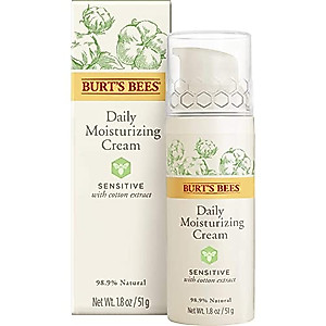 Burt's Bees Sensitive Daily Moisturizing Cream 1.8 oz (Pack of 2)