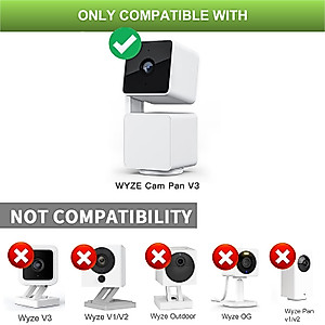 UYODM 2Pack 30FT Micro USB Extension Cable Compatible with WYZE Cam Pan V3, L-Shape 90 Degree Extension Charging Cable Power Your WYZE Cam Pan V3 Continuously - White