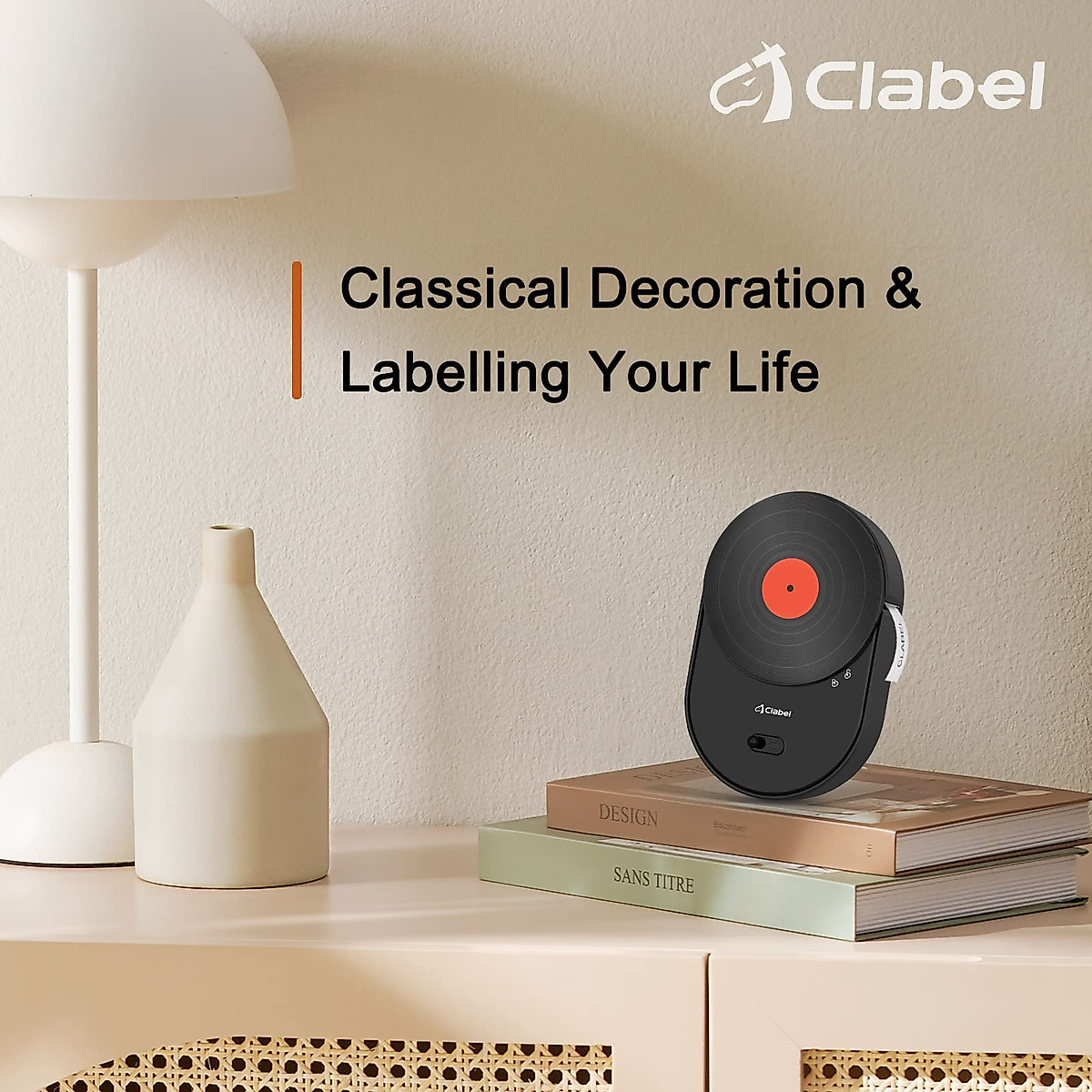 CT521B Label Maker Machine with Tape, Perfect for Women, Wife,Mom,Grandma, Available for Home Office Organization Mother's Day Decor Birthday Gift