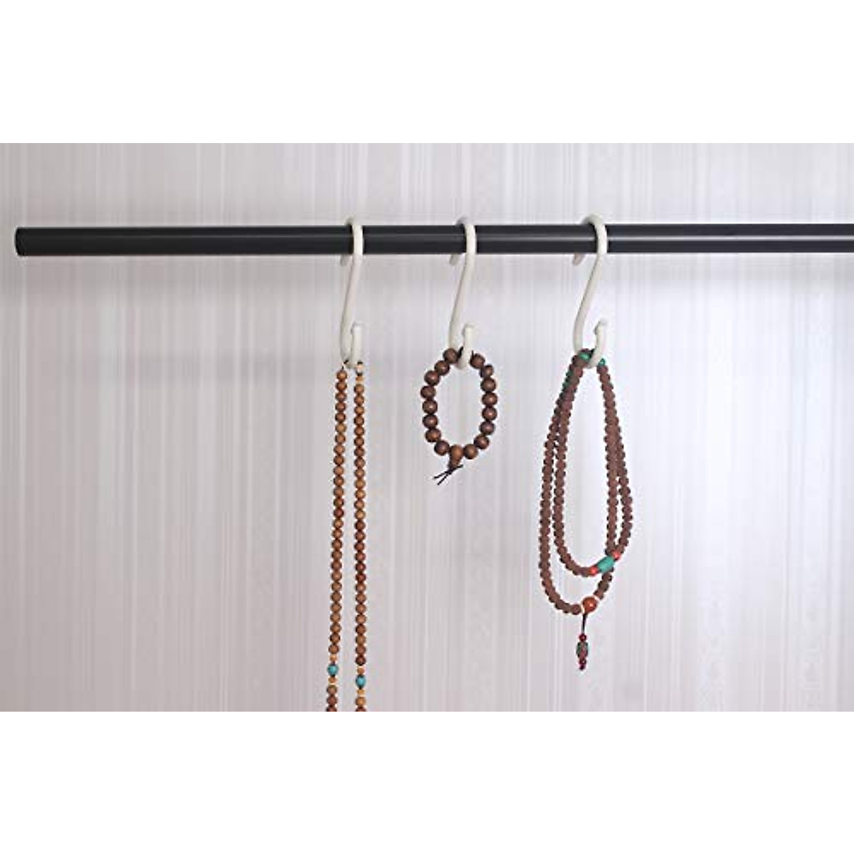 Multi Purpose Plastic Large S Shaped Hook Pack of 12