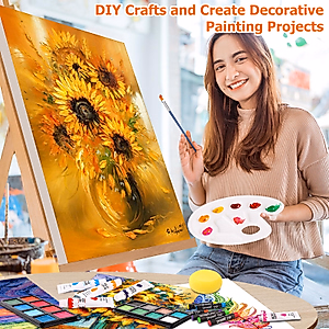 Soucolor Art Kits Art Sets Gifts for Women Teens Girls Kids, Aesthetic Cute Preppy Stuff School Supplies, 192-Pack Deluxe Drawing Supplies, Acrylic Pad, Watercolor and Sketch Book, Canvases