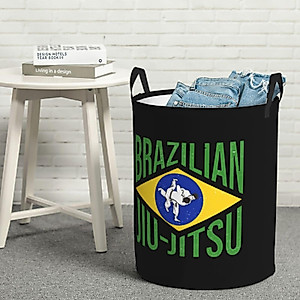 Brazilian ​Jiu Jitsu Clothes Hamper Dirty Clothes Storage Basket Foldable with Handles Laundry Basket, for Bedroom, Bathroom Small