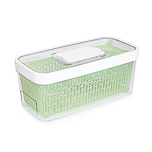 OXO Good Grips GreenSaver Produce Keeper - Large & Good Grips GreenSaver Carbon Filter Refills 4 Pack