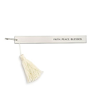 DEMDACO Faith Fill Your Heart Cream 62 x 52 Polyester Fiber Prayer Blanket