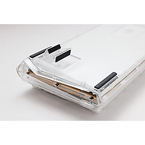 Ducky One 3 Mini Aura Clear White 60% Hotswap RGB LED Double Shot PBT Mechanical Keyboard Cherry MX Red