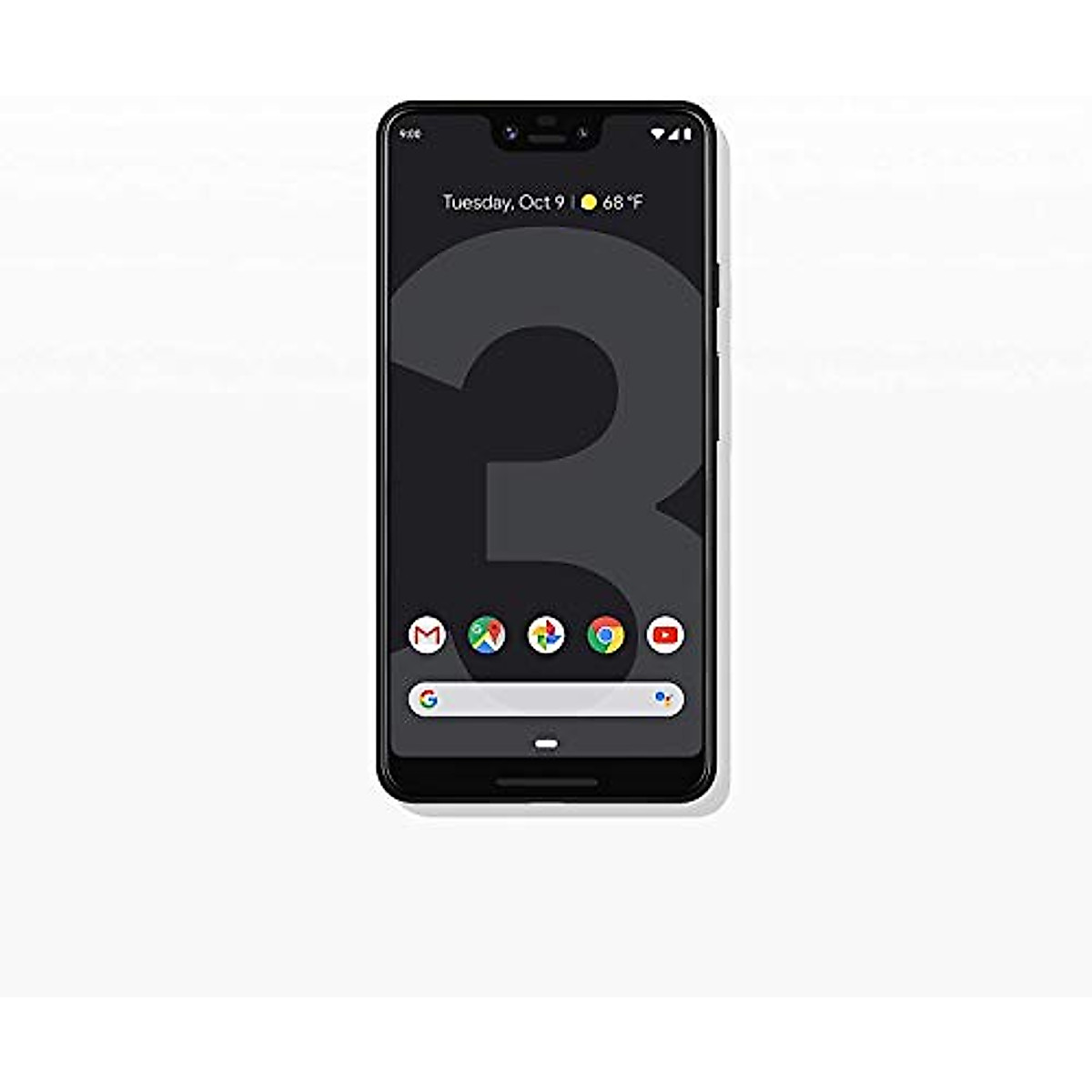 Google Pixel 3 XL (64GB, 4GB RAM) 6.3" QHD+, IP68 Water Resistant, Snapdragon 845, GSM/CDMA Factory Unlocked (AT&T/T-Mobile/Verizon/Sprint) Just Black (Renewed)