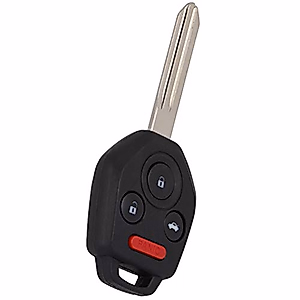 SCITOO Keyless Entry Remote Key Fob Replacement for 1 X 4 Button Uncut Car Key for Subaru Tribeca 2011-2014 1pc FCC CWTWB1U811 4D-62 315MHz