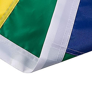 Gay Pride Rainbow Flag 3x5 FT,Heavy-Duty 420D Nylon Outdoor Gay Flag,Sewn Stripes UV Fade Resistant and Tough Brass Grommets（3 by 5 Foot)