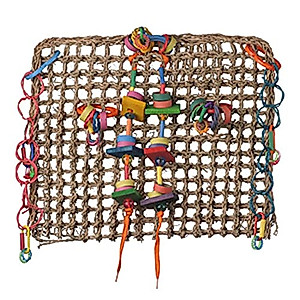 Super Bird Creations SB699 Activity Wall Bird Toy, Medium Bird Size, 12" x 14" x 3"