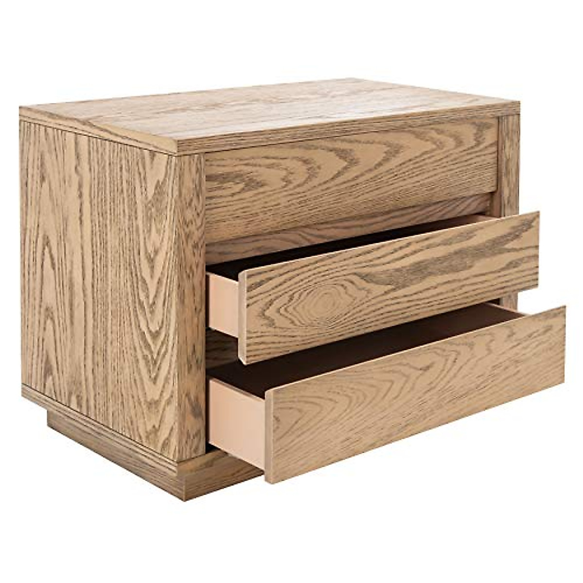 Safavieh Couture Home Collection Holt Brown 3-Drawer Nightstand