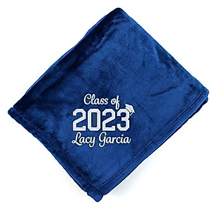 The Crafty Engineer Custom Senior 2023 Gift Sherpa Throw Blanket