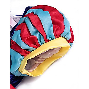 Romy's Collection Girls Princess Costume Cosplay Dress Up for Toddler Girls (5-6, Snow Blue)