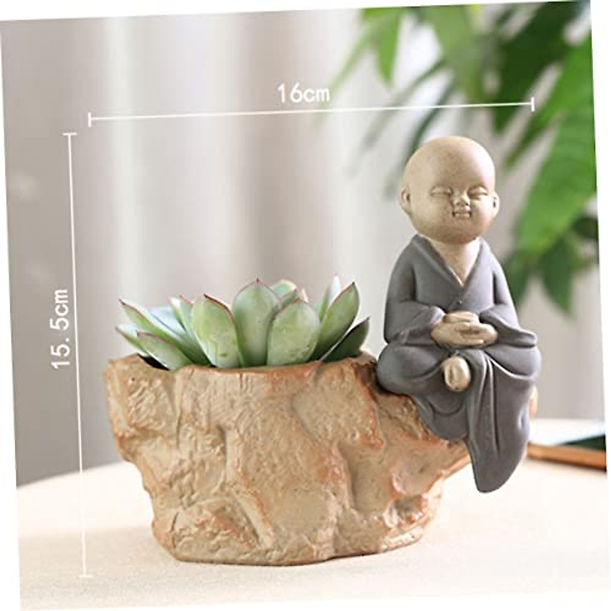 ZANOLI 2 pcs Orchid pots Flower vases for centerpieces Mini Succulent Plants Porcelain Flower Pot Decorative Pot Zen Garden Pla