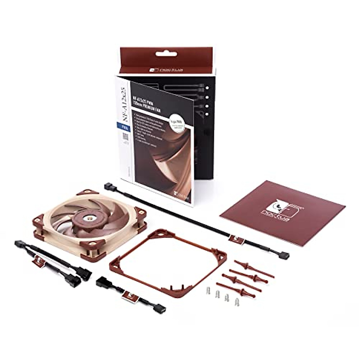 Noctua NF-A12x25 PWM, Premium Quiet Fan, 4-Pin (120mm, Brown)