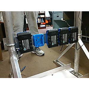 K24 Battery Mount Compatible with Kobalt 24Vmax KXT-424-03, KT-424-03, KT-624-03, KT-224-03 Battery Adapter Holder Mount DIY w/12 Hi-Temp 16AWG Wired terminals, Robots, Lights, eBikes PN K24-16