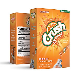 Crush- Powder Drink Mix - Sugar Free & Delicious (Classic Variety, 30 Sticks)