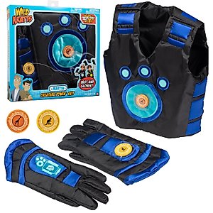 Wild Kratts Creature Power Suit Martin (Large 6-8X) Includes Vest, Gloves & 2 Power Discs for Halloween Costume, Pretend Play & Dress Up -Officially Licensed Toys for Children- Gift for Kids Boy Girl