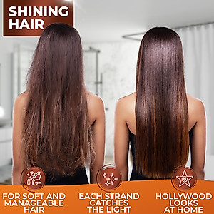 Moroccan Argan Oil Shampoo and Conditioner Set - Sulfate Free, Anti Frizz Hydrating Care for Women - Deep Moisturizing Treatment for Color, Keratin Treated, Curly, Damaged and Dry Hair