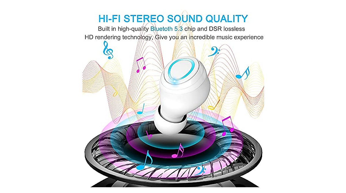 Motast Wireless Earbuds, Bluetooth 5.1 Earbuds 140H Playtime Bluetooth ...