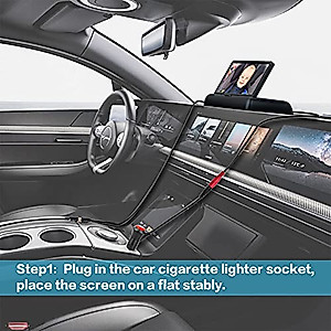 MONOJOY Baby Car Mirror Camera, 4.3'' HD Display Baby Mirror for Car Back Seat Full View Infant, Night Vision Baby Car Camera Baby Rear Facing Seat, Car Seat Mirror for Baby Car Seat Rear Facing