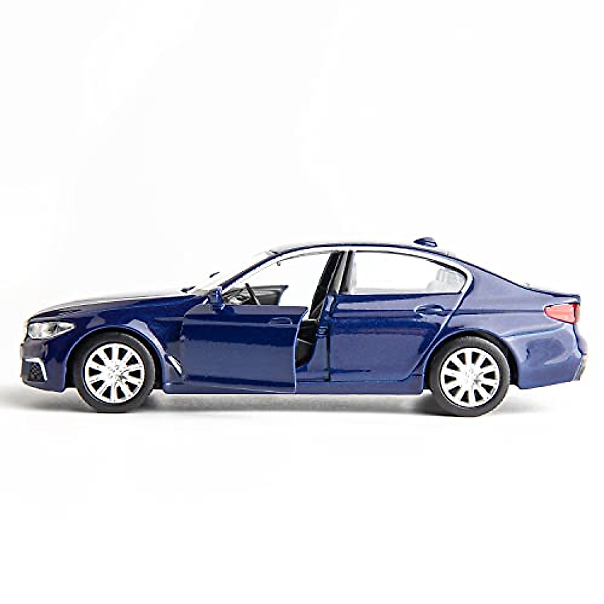 RMZ City BMW M550i Car Model 1:36 Diecasting Alloy Toy Car, Pull Back Vehicles Toy Car for Toddlers Kids Boys Girls Gift Blue