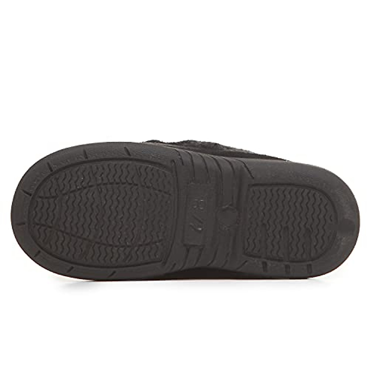 Lucky Brand Boy's Micro-Suede Moccasin Loafer Slippers with Plaid Lining