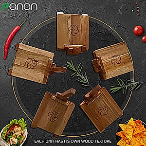 panan Wooden Tortilla Press Mexican Tortillera Presser Made from Natural Food-Grade Acacia Wood - Large Wood Pataconera with 50 Pieces Parchment Paper, Dough Cutter and Recipes eBook (Square 10")
