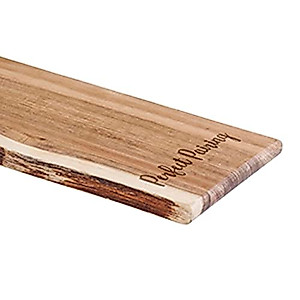 PICNIC TIME Disney Mickey Mouse & Minnie Mouse Artisan 24" Acacia Charcuterie Board with Raw Wood Edge, Cheese Board, Serving Platter, (Acacia Wood)