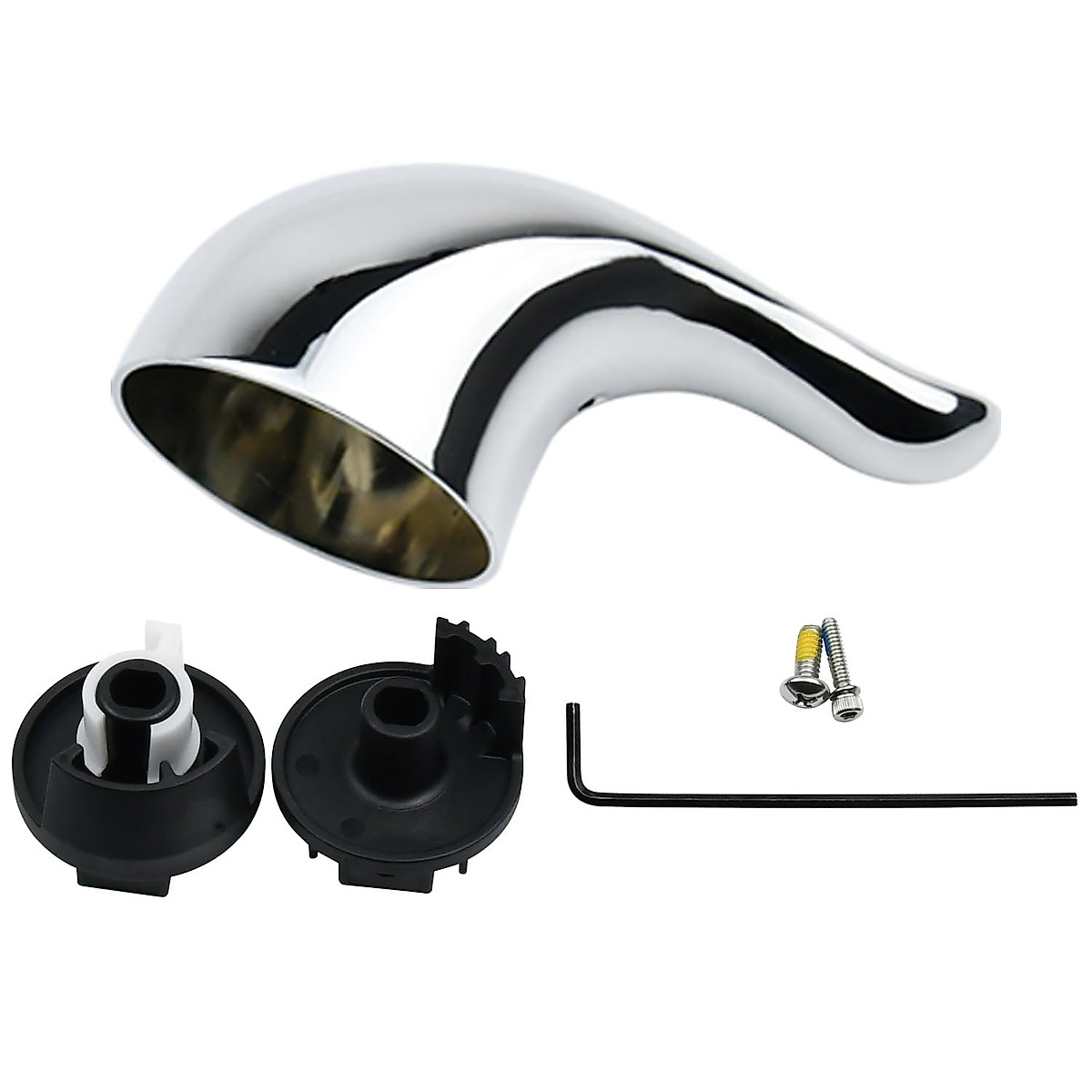 Replacement for 100657 Moen Tub/Shower Lever Handle,Compatible with Moen Posi-Temp Valve Systems,Compatible with Moentrol Valve,Single Handle Faucets for Adjust Water Volume and Temperature ﻿,Chrome