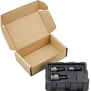 KAIFNT K352 Square Drive Quick-Release Bit Holder Socket Adapters, Impact Grade, 3-Piece