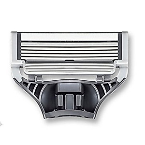 Harry's Starter Set: Buoy Blue Razor Handle with (1) 5-Blade Cartridge & (1) 2 Oz Shave Gel