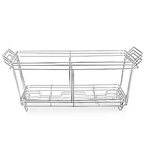 Disposable Chafing Dish Buffet Set Food Warming Trays - Buffet Set Trays Food Warmers for Parties & Events - Replacement Chafing Dishes for Catering (3 Wire Racks)
