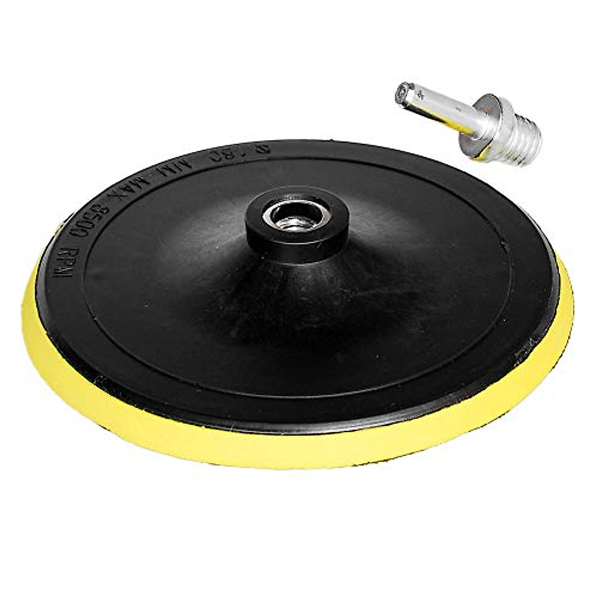 HIFROM 7-Inch/180mm Hook & Loop Backing Pad Orbital Sander Polisher Sanding Pad M14 Drill Adapter