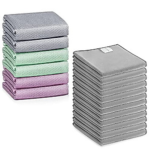 Easy Clean Nanoscale Cleaning Cloth,Fish Scale Microfiber Window & Glass Cleaning Cloth, Streak Free Mirrors Cars Stainless Steel,Lint Free Dish Cloth Polishing Towel, All-Purpose Home cleaning set