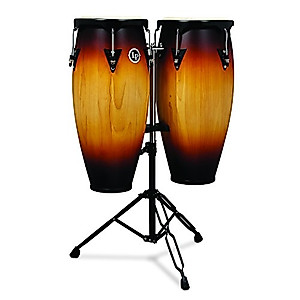 Latin Percussion LP City Wood Congas 10" & 11" Set - Vintage Sunburst