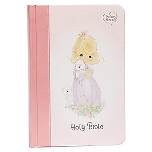 NKJV, Precious Moments Small Hands Bible, Hardcover, Pink, Comfort Print: Holy Bible, New King James Version