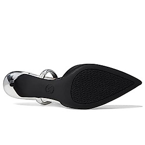 Michael Kors Jessa Flex Mule Kitten Black/Silver 8 M