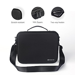 Smatree 10-11inch iPad Hard Carring Case for 11inch iPad Pro M4 2024/2023,10.9inch iPad Air 2022,10.2 iPad/10.5 iPad Air Sleeve Bag, 8.3inch iPad Mini 6 Bag, Tablet and Accessories Shoulder Bag, Black