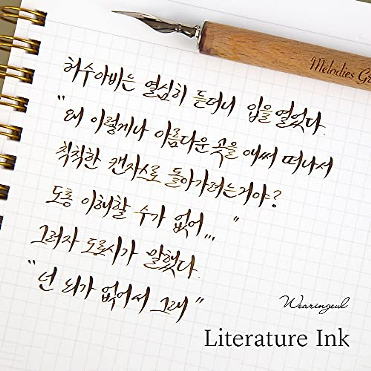 Scarecrow - The Wonderful Wizard of Oz Literature Ink Set_Bottled Ink Fountain Pen Dip Pen Writing Instrument Calligraphy Drawing