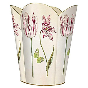 Marye-Kelley WB422 - Tulips and Butterflies Wastepaper Basket