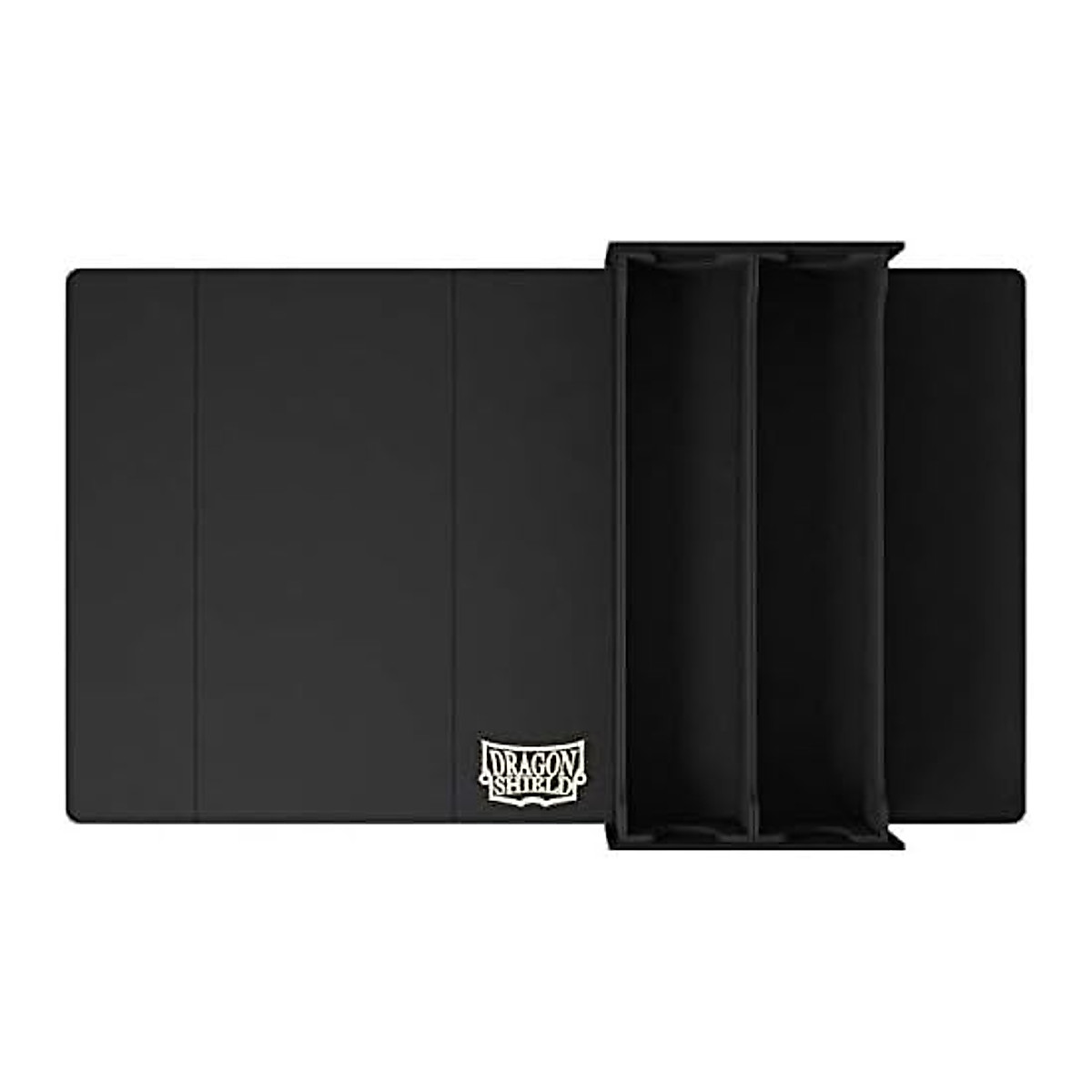 Dragon Shield Card Deck Box and Playmat – Magic Carpet XL Black 1000CT - Durable and Sturdy TCG, OCG Card Storage – Compatible with Pokemon Yugioh Commander and MTG Magic: The Gathering Cards