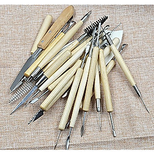 Woomartt Pro Pumpkin Carving Tools- Halloween Sculpting Kit with 22 Double Sided Pieces and Storage Bag for Jack-O-Lanterns and More