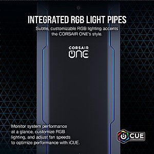 Corsair ONE i200 Compact Gaming PC - Intel® Core™ i7-11700K CPU - NVIDIA® GeForce RTX™ 3080 Graphics - 32GB Vengeance LPX DDR4 Memory - Thunderbolt 3™,Windows 10 Home