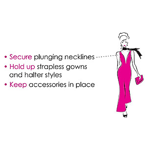 Hollywood Fashion Secrets Fashion Tape Tin, 4 Pack x 36 ct tin