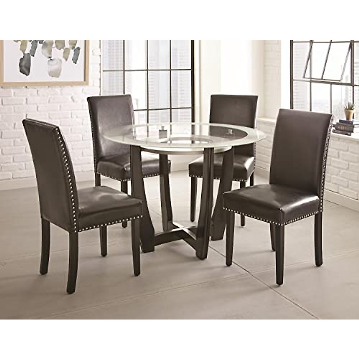 Steve Silver Verano Espresso 5-Piece Dining Set