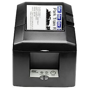 Star Micronics TSP654II (TSP650II Series) Ethernet Thermal Receipt Printer, Gray - Ethernet Connectivity, 11.8 IPS, 203 dpi, 3.15" Max Print Width, Auto Cutter - YKGAV
