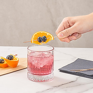 Restaurantware 4.5-inch Stainless Steel Cocktail and Martini Picks: Perfect for Professional Bars or At Home Use - Copper Plated Skewer For Fruit or Olive Garnishes - 10ct Toothpicks