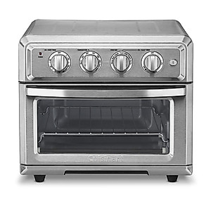 Air Fryer + Convection Toaster Oven by Cuisinart, 7-1 Oven with Bake, Grill, Broil & Warm Options, Stainless Steel, TOA-60