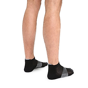 Icebreaker Merino Wool Micro Socks for Men - Ultra Light, Multisport - Breathable Mens No Show Socks for Training and Hiking, Black/Snow/Metro Heather, Small